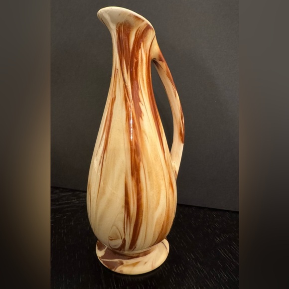 Source Unknown | Art | Vintage Mcm Clay Ceramic 7 Bud Vase Pitcher In ...